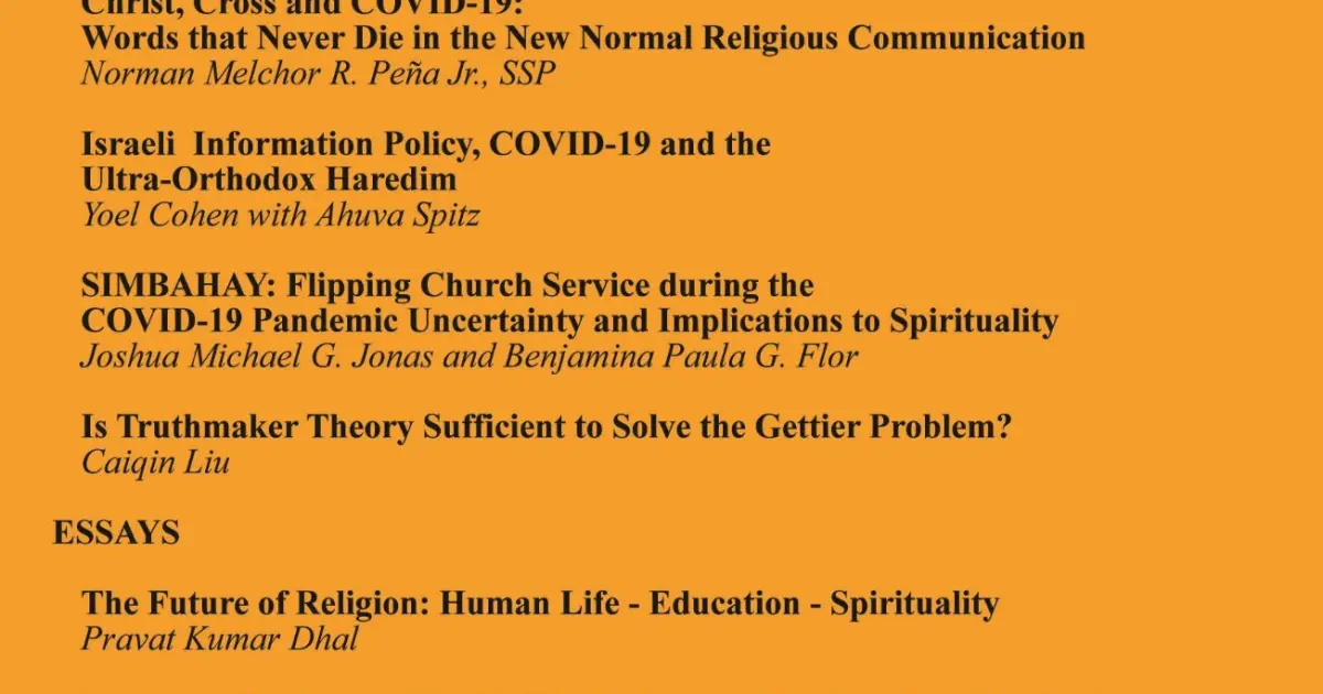 Religion and Social Communication 20, No. 1 (2022)