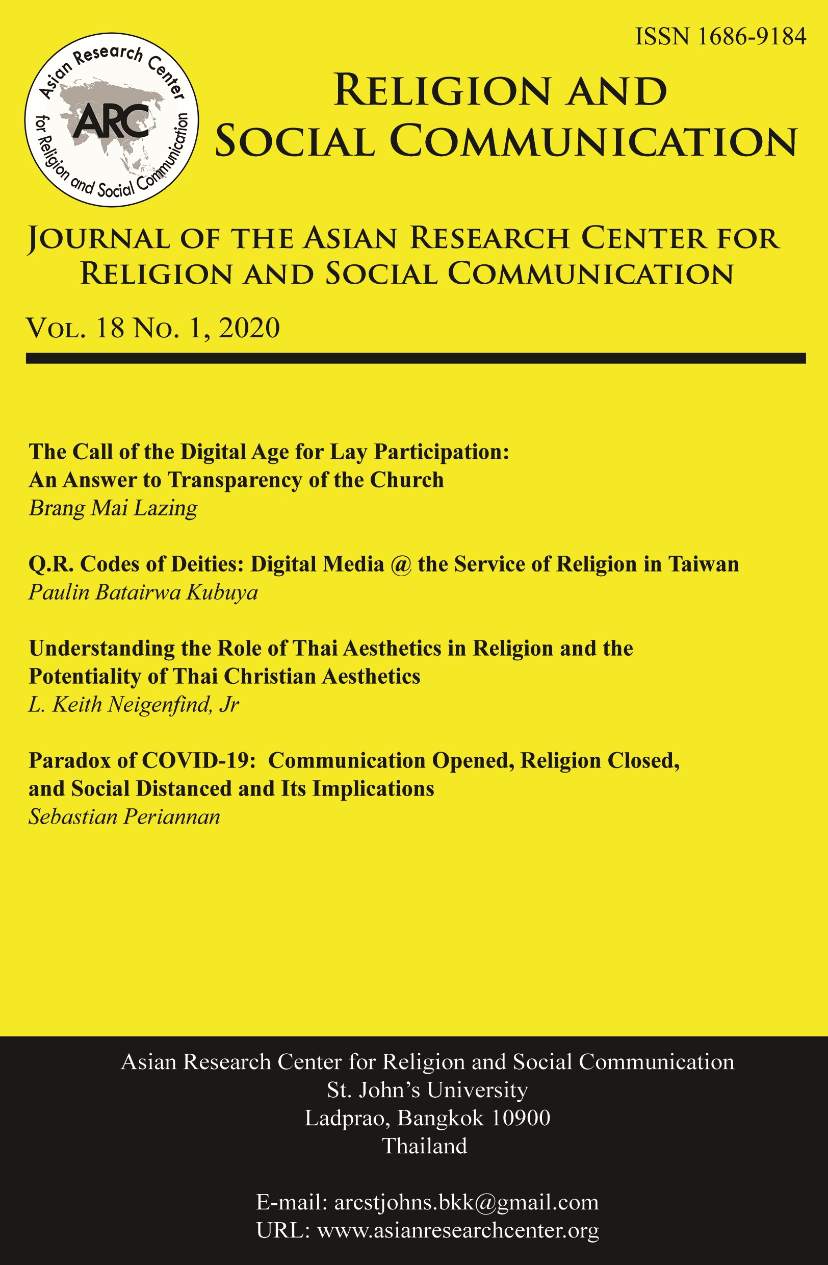 ASIAN RESEARCH CENTER FOR RELIGION AND SOCIAL COMMUNICATION